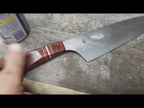 CJA Edged Art - 245mm by 60mm W2 Honyaki Tall Gyuto