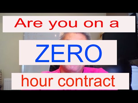 Are you on a zero hour contract?