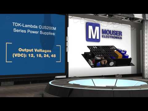 TDK-Lambda CUS200M Series Power Supplies | New Product Brief