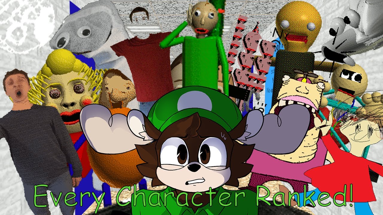 Every Baldi's Basics Character RANKED! - L is Weegee