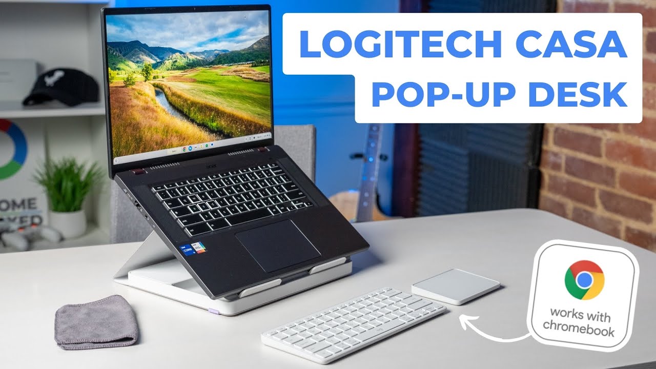 Unboxing and trying the new Logitech Casa Pop-Up Desk