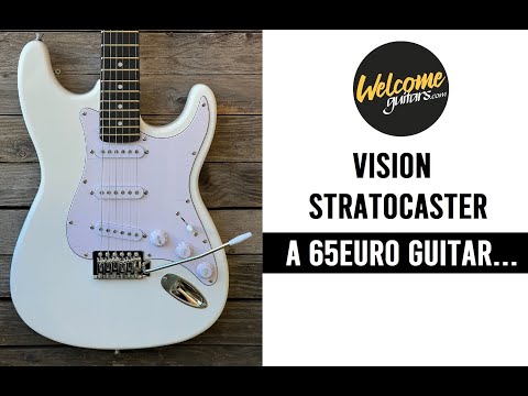 Chitarra elettrica Stratocaster Vision Nuova Rossa Red | Reverb
