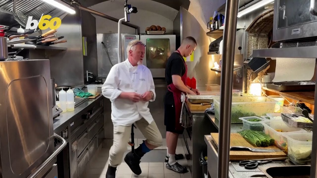 Chef ‘Flies’ Through Kitchen With Innovative Device