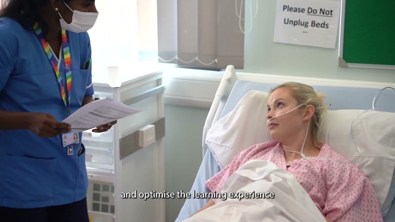 Simulation Educator Emily talks about simulation-based education at Gloucestershire Hospitals.