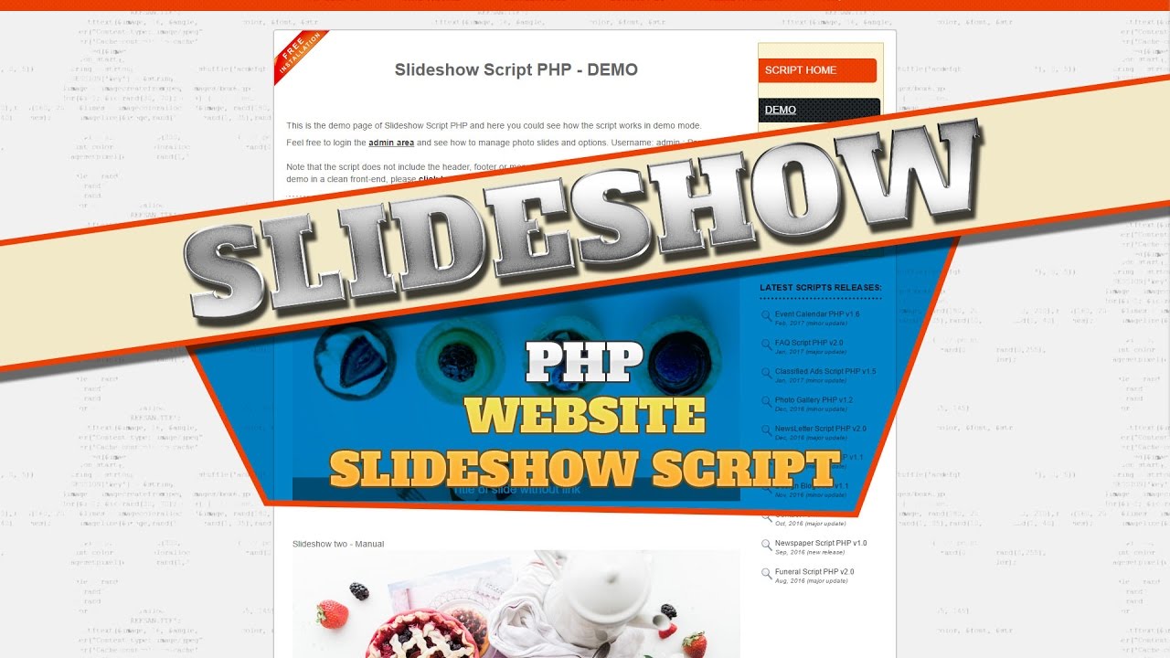 How To Add A Slideshow To Your Website - Php Slideshow
