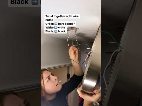 Ever wanted to switch out a light fixture? Save this video for later when you need it! #elecrical