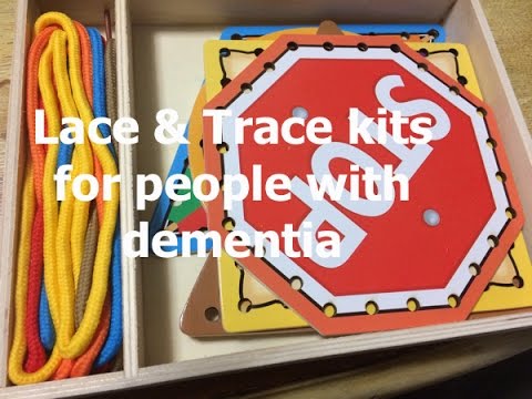 Lace & Trace kits for dementia
