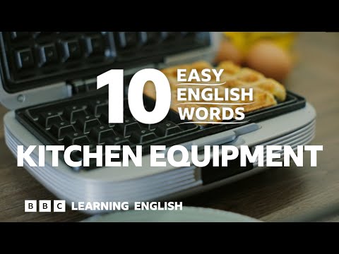 10 Easy English Words: Kitchen equipment 🍳🧂🥄🥣☕️