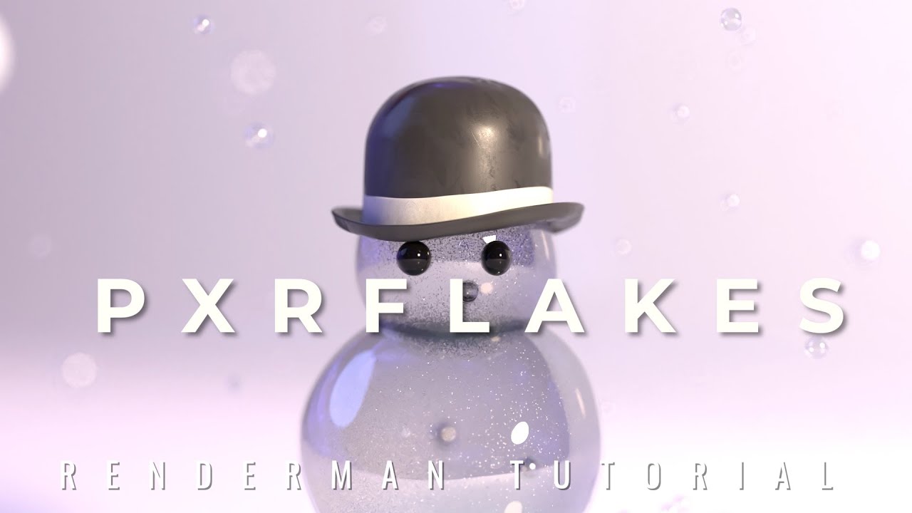 Renderman - PxrFlakes Tutorial