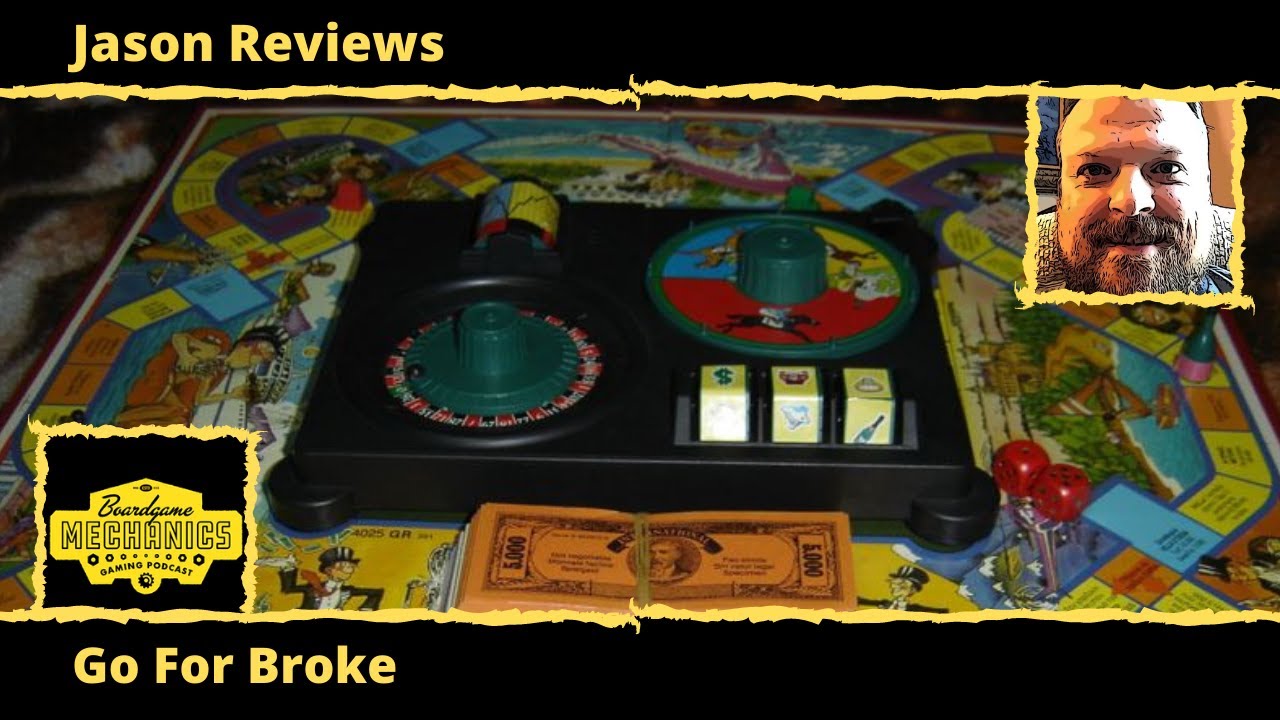 Jason's Board Game Diagnostics of Go For Broke (1985)