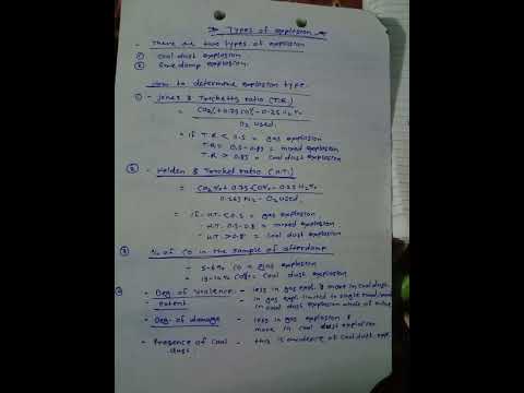 Types of Explosion ll coal dust & fire damp explosion ll #mining #explosion