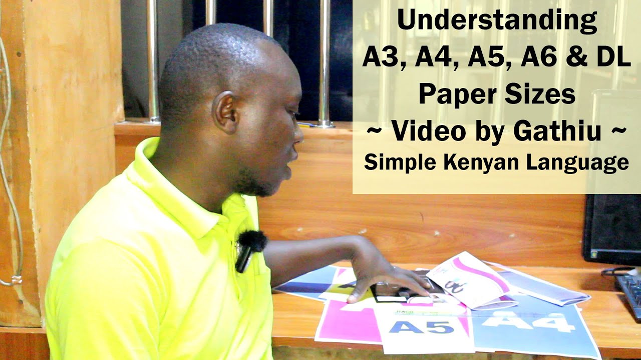 Understanding A3, A4, A5, A6 & DL Paper Sizes