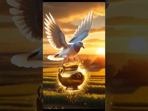 The story of a farmer and a pigeon || #ai #viral #cartoon #shorts