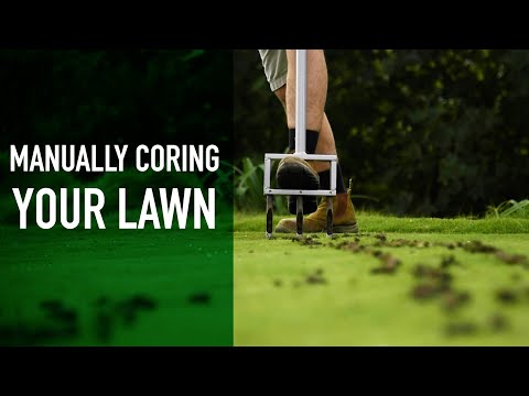 Core Aerating Your Lawn | Manual Core Aerator