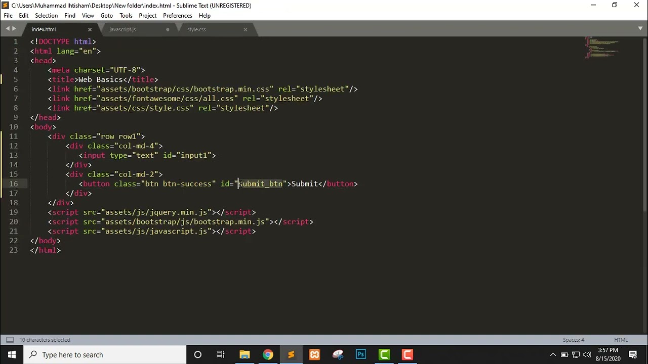 How to get a value from input field using JQuery