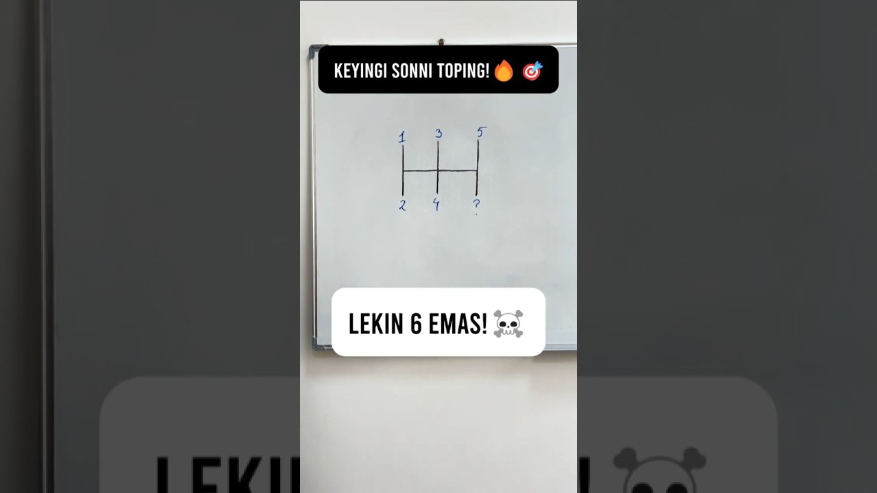 🔢 1,2,3,4,5, ... Keyingi son nima? (Lekin 6 emas!)