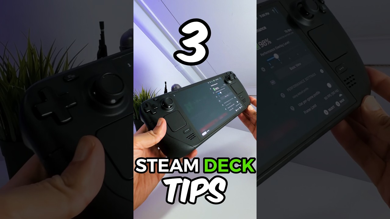 3 Steam Deck Tips for NEW Owners! 🤝