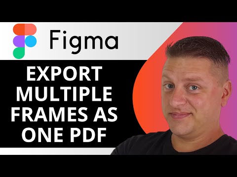 How to Export Multiple Frames in Figma as One PDF | Figma Tutorial 2025