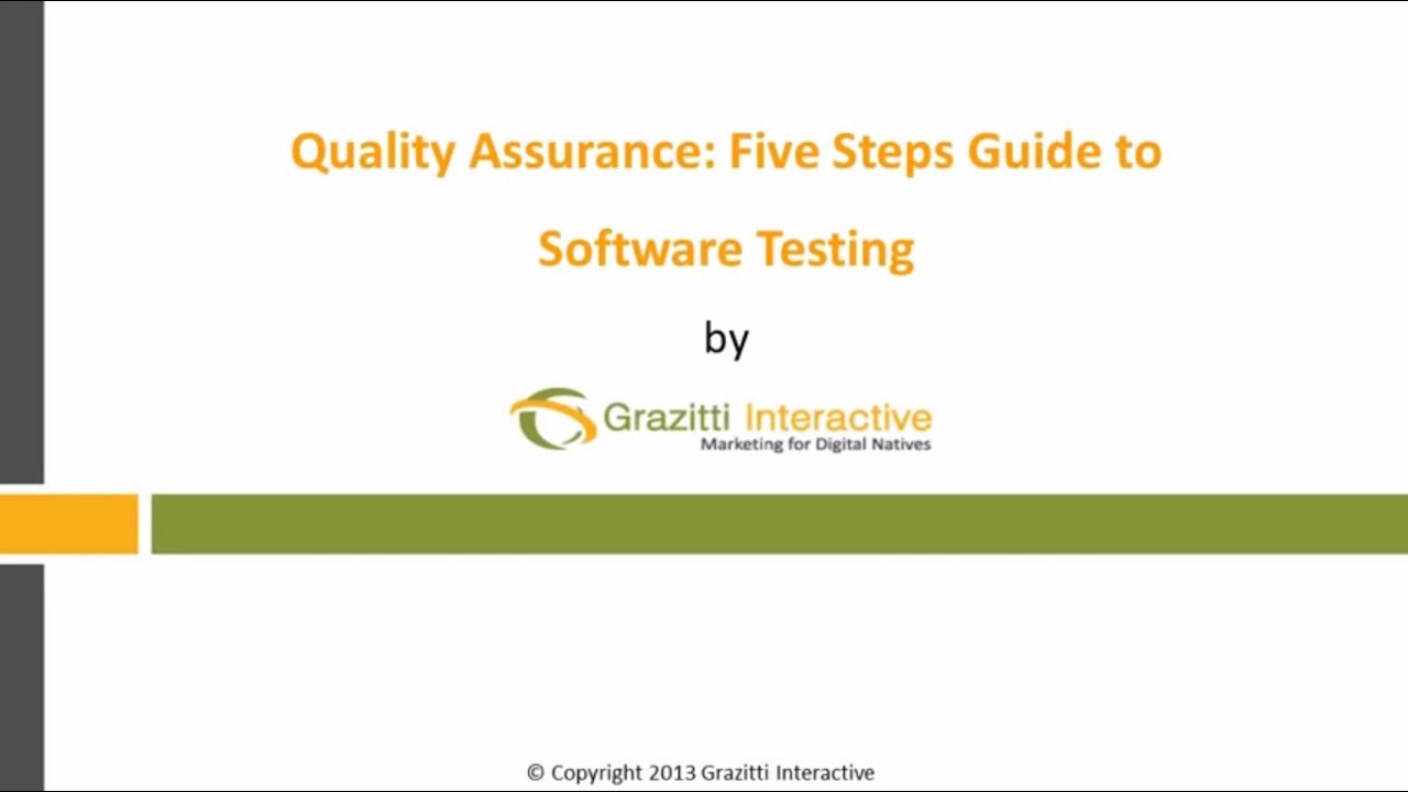Five Steps Guide to Software Testing