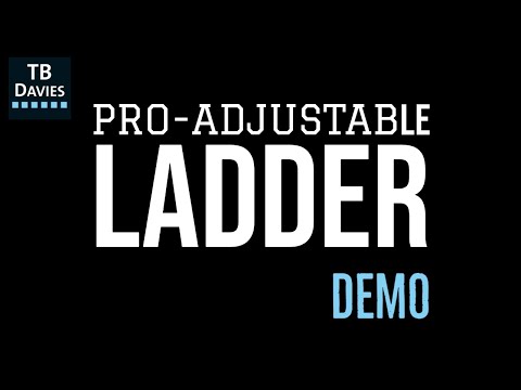 TB Davies Pro-Adjustable Ladder Demo