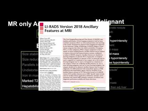 9. LI-RADS Ancillary Features - Part 1. By Dr. James Lee