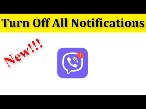 How To Disable Viber Messenger Notifications Android | How To Turn Off Viber Messenger Notifications