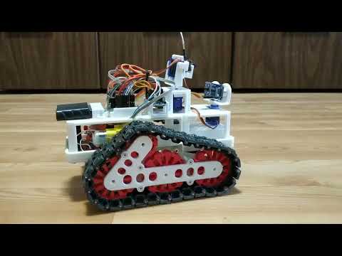 Self-propelled remote-controlled crawler platform with delta caterpillars. by Deryaba - Thingiverse