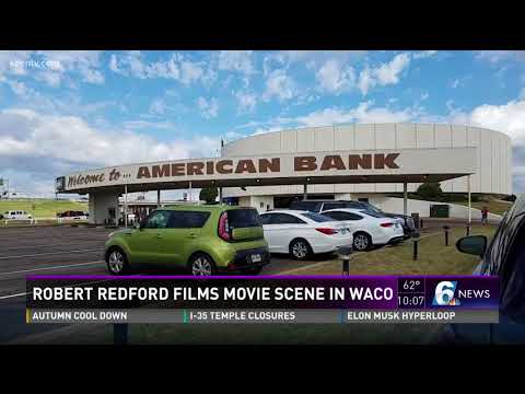 Robert Redford films movie scene in Waco