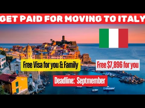 Get PAID to MOVE to ITALY | How to Move Abroad for Free in 2024| Free Visas Step-by-Step