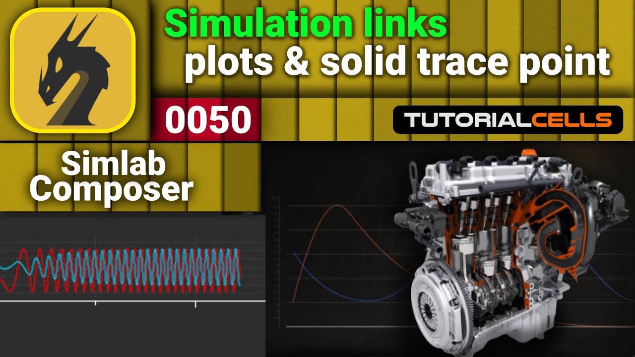 0050. simulation plots & solid trace point in simlab composer