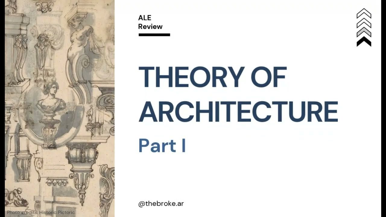 Theory of Architecture PART1 | TOA ALE Review