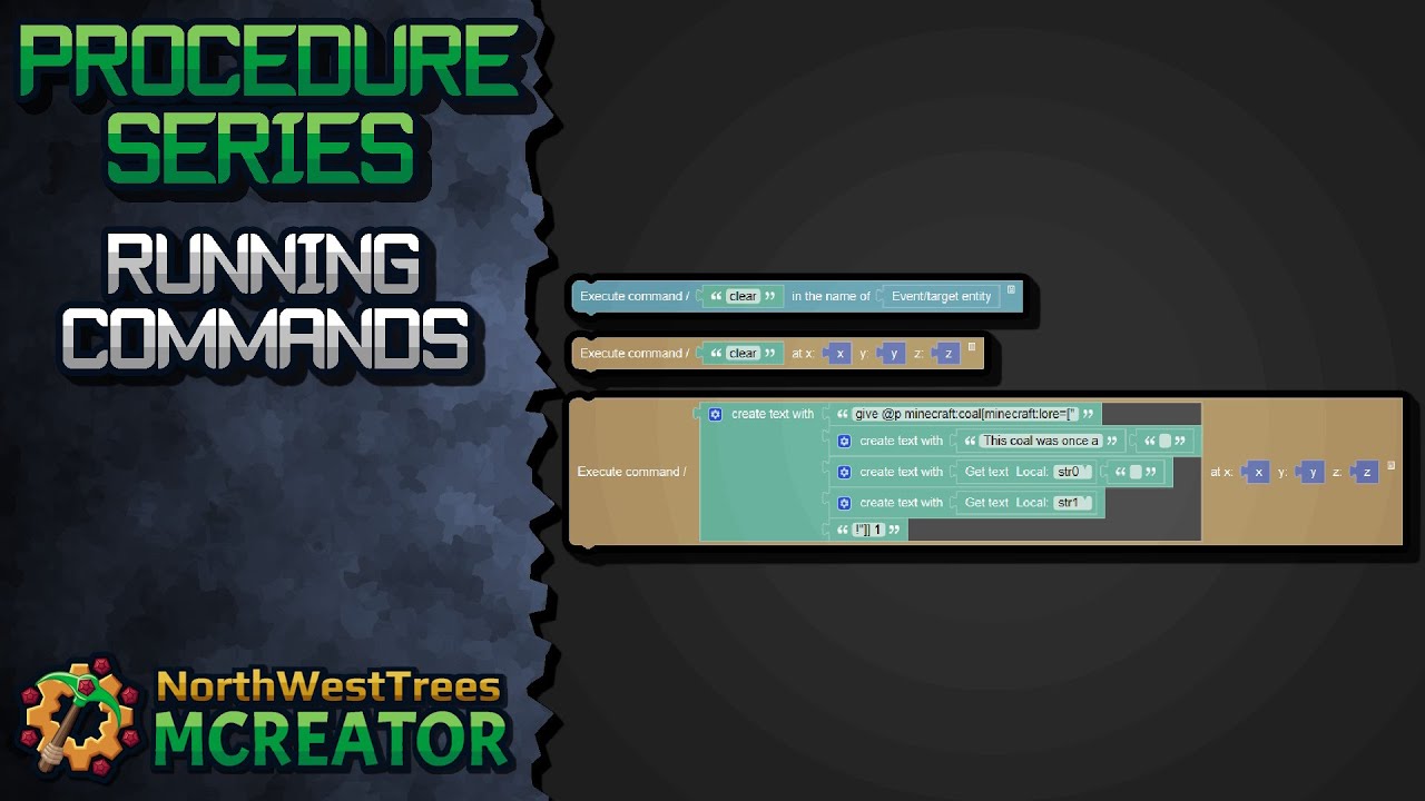 Running Commands | MCreator Procedure Series