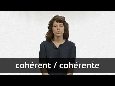 English Translation of “COHÉRENT” | Collins French-English Dictionary