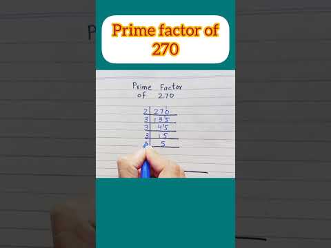 prime factor of 270 #viral #youtube #youtubeshorts #maths