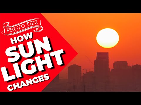 How Sunlight Changes from Day to Night