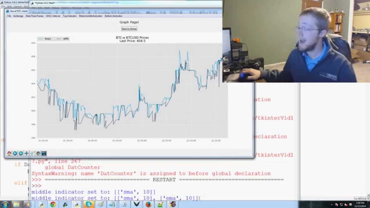 Adding indicators cont'd - Tkinter tutorial Python 3.4 part 17