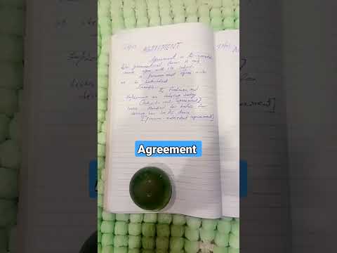 agreement! what is agreement! definition of agreement! agreement grammar topic!