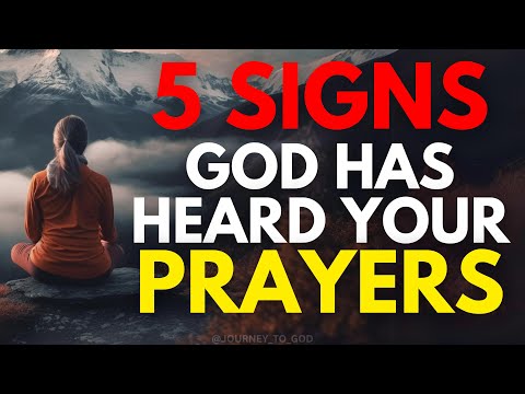 5 IMPORTANT Signs God Has Heard Your Prayers (Christian Motivation)