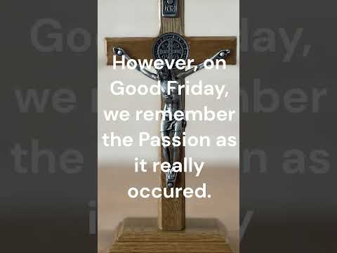 Why is the Good Friday SERVICE different from usual MASS? #shorts #catholic #goodfriday #mass