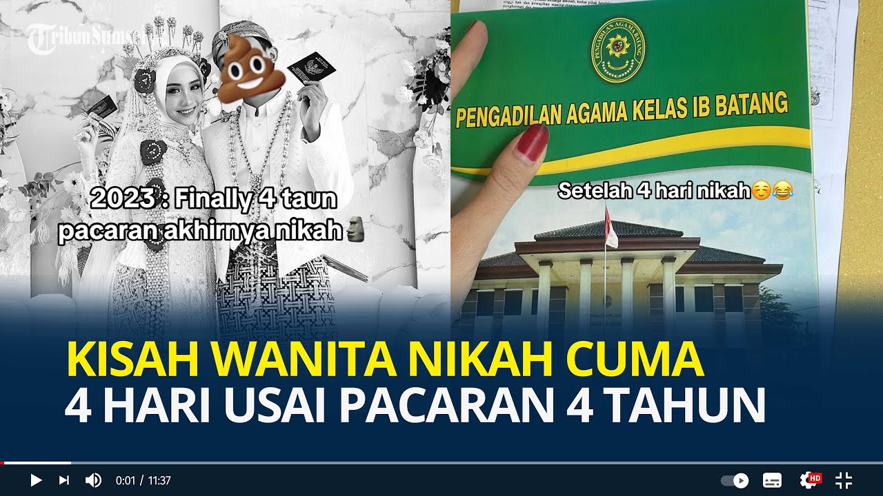 Kisah Wanita Nikah Cuma 4 Hari Usai Pacaran 4 Tahun, Apes Suami Direbut Pelakor: Singkat, Padat