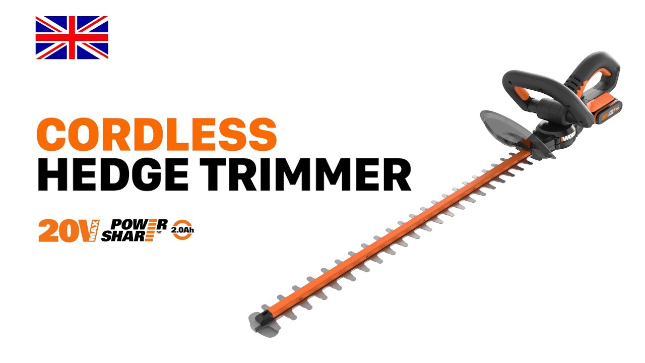 WORX WG260E HEDGE TRIMMER    UK