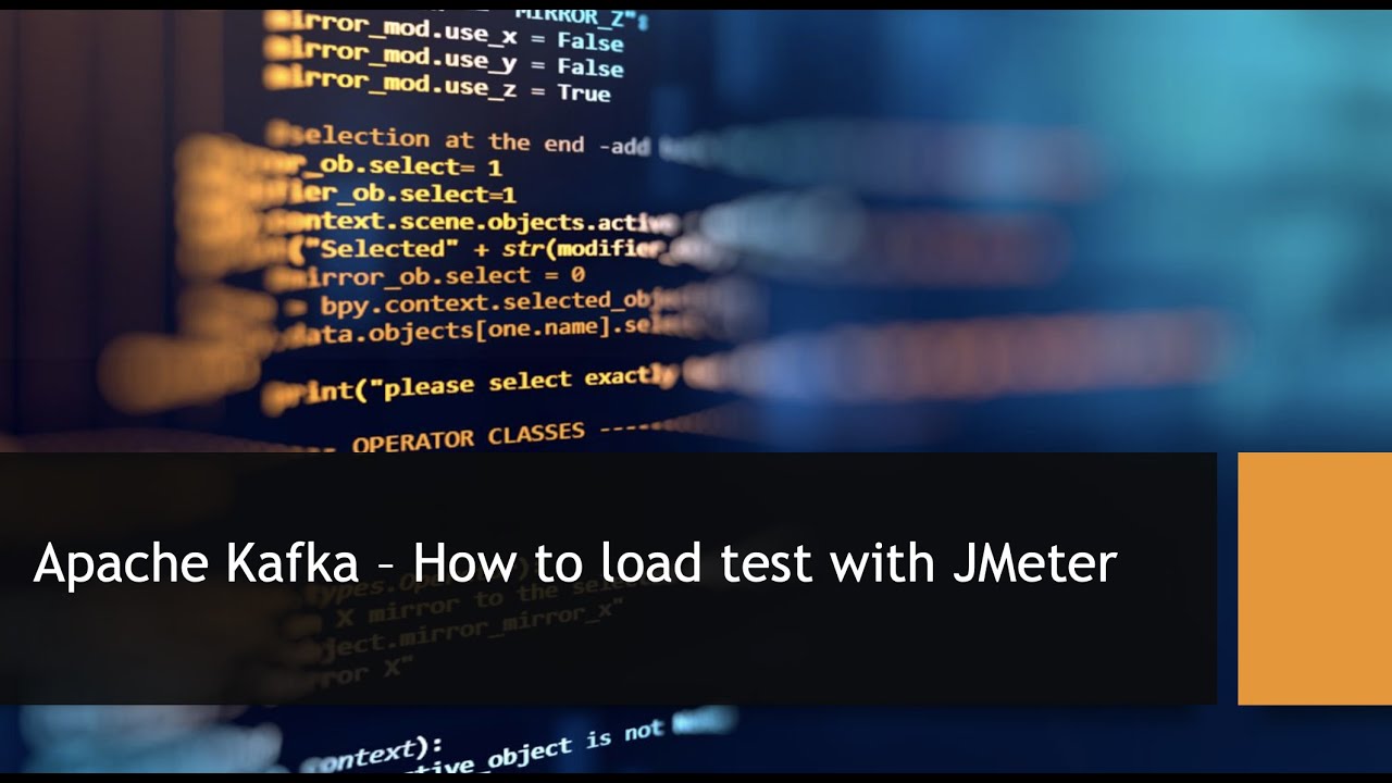 Apache Kafka load testing with JMeter