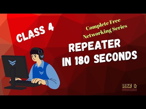 CLASS 4 "Repeater in Networking: Full Concepts in 3 Minutes!"