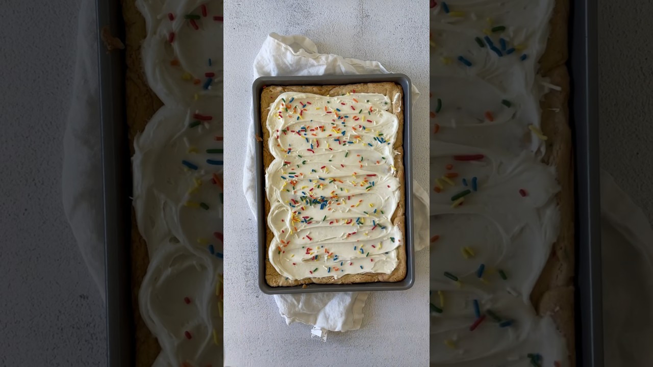 Easy Funfetti Cake Mix Cookie Bars