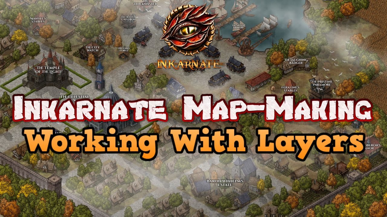 Inkarnate Mapmaking Tutorial - Working With Layers
