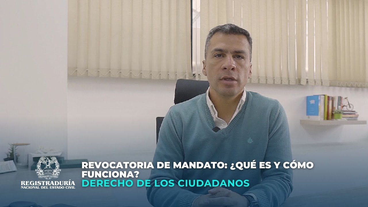 ¿Qué es la revocatoria de mandato?
