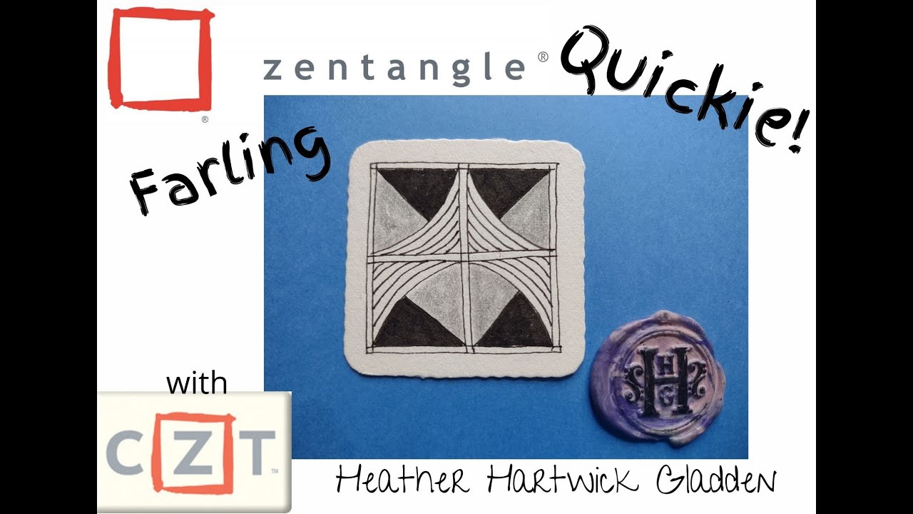Zentangle® Quickie: Farling (for real this time!)