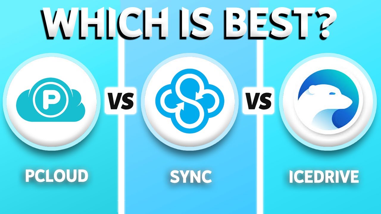 Pcloud vs Sync vs Icedrive (2026) - Which One Is BEST?