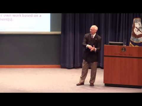 Ethics 2013 | Don Snider: Ethics and the Military Profession (Rear Adm. Carter Intro)