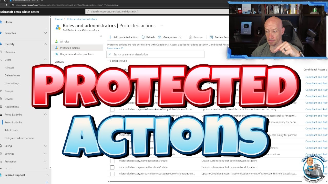 Microsoft Entra (Azure AD) Protected Actions